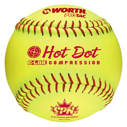 Worth Spn Hot Dot 11 Inch Cor52 Softballs